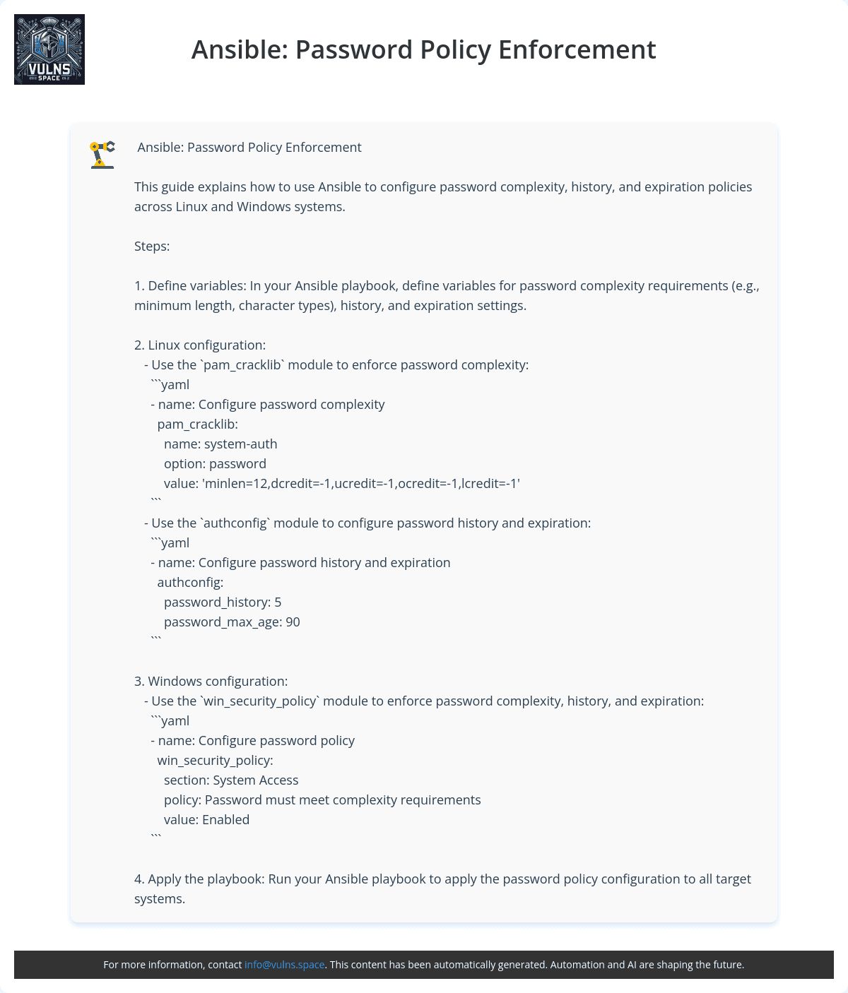 vulns.space on LinkedIn: #automation #ai #cybersecurity #infosec # ... vulns.space on LinkedIn: #automation #ai #cybersecurity #infosec # ...