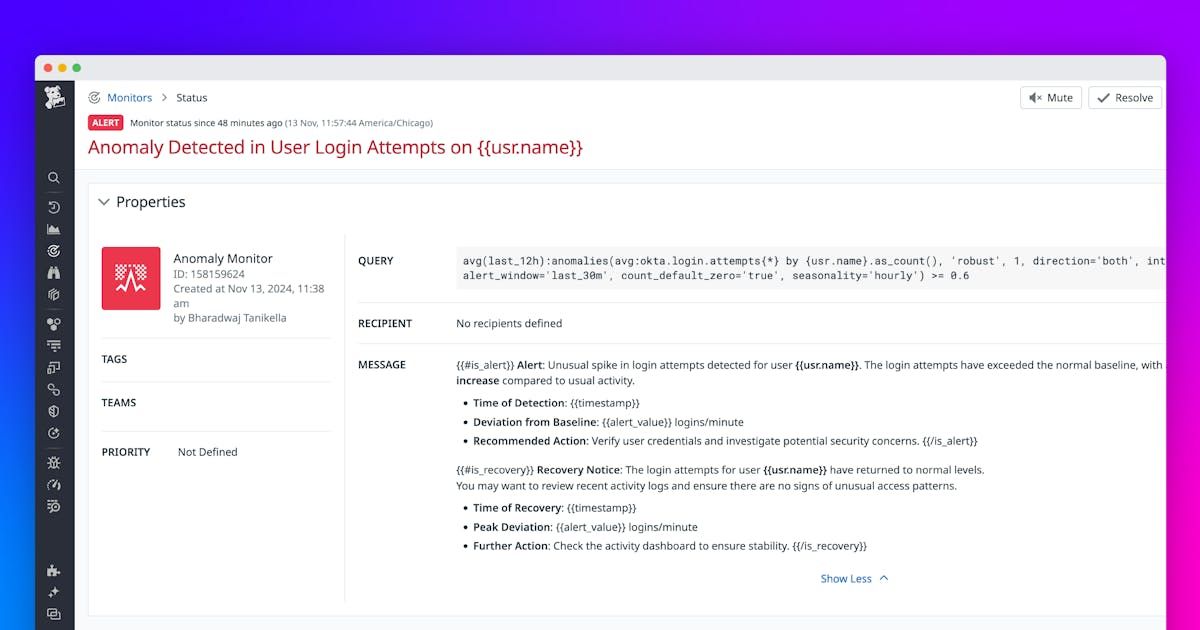 Datadog on LinkedIn: Detect anomalies before they become incidents with ... Datadog on LinkedIn: Detect anomalies before they become incidents with ...
