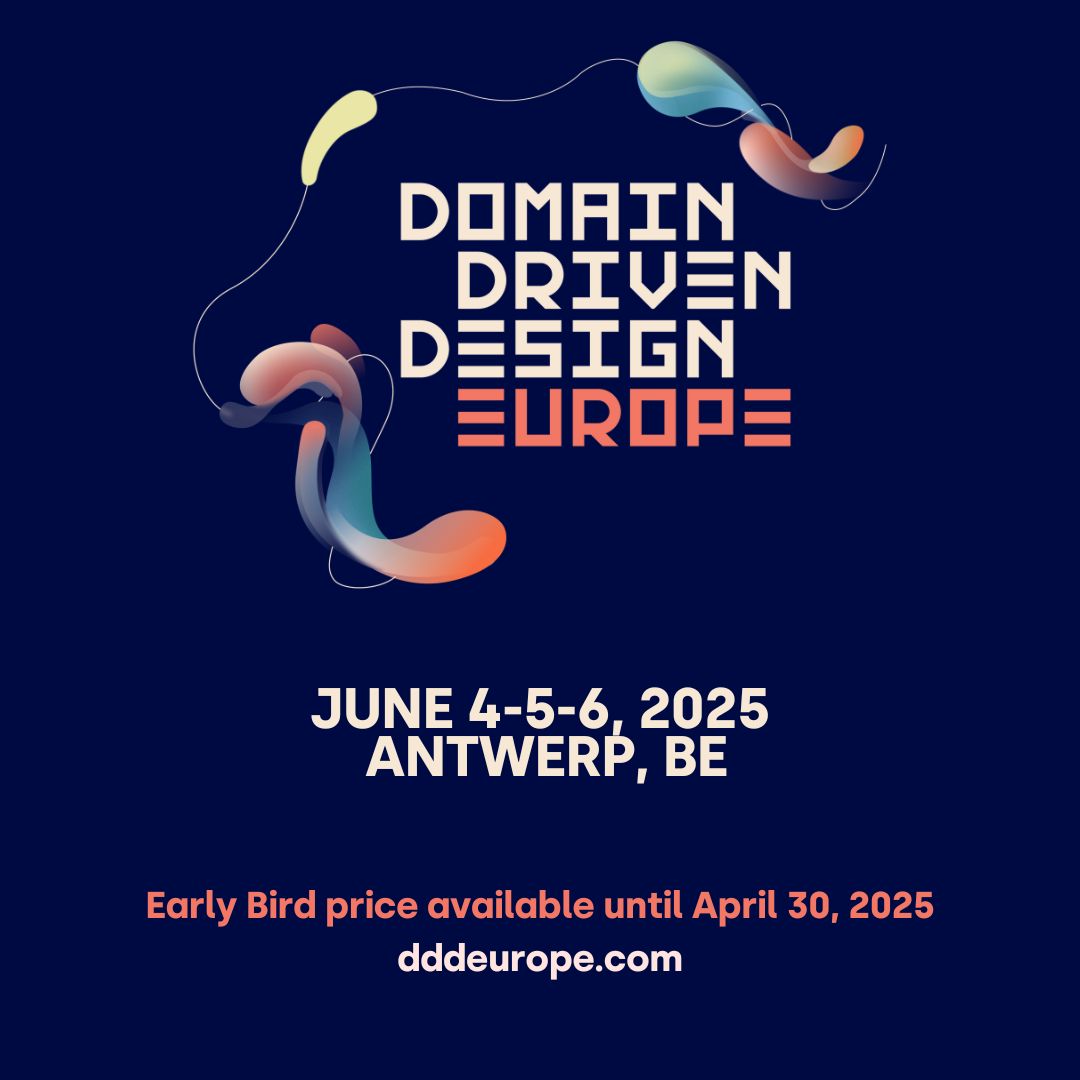 #dddeu | Domain-Driven Design Europe #dddeu | Domain-Driven Design Europe