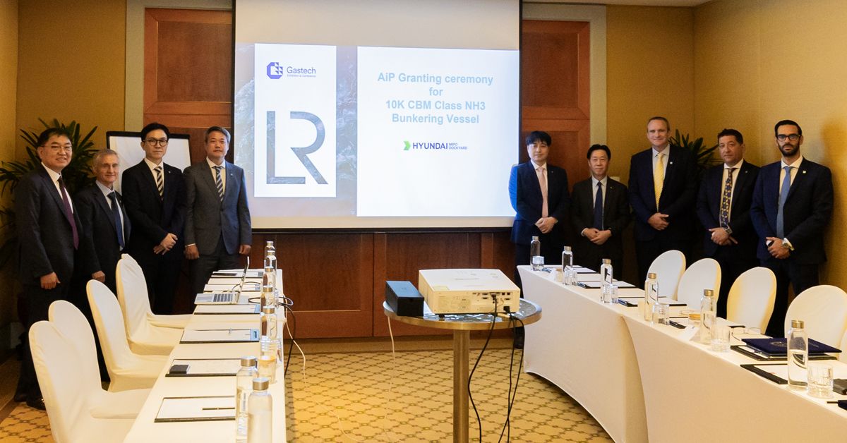 LR grant Approval in Principle for HMD’s 10,000cbm ammonia bunkering ... LR grant Approval in Principle for HMD’s 10,000cbm ammonia bunkering ...