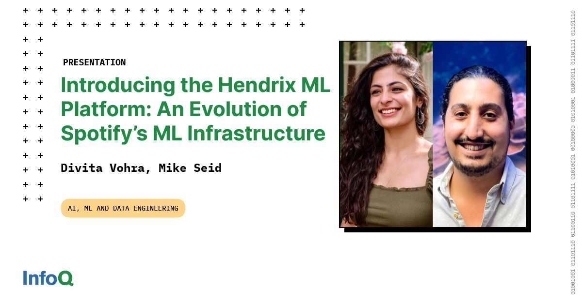 InfoQ on LinkedIn: #spotify #ml #infoq #transcript InfoQ on LinkedIn: #spotify #ml #infoq #transcript