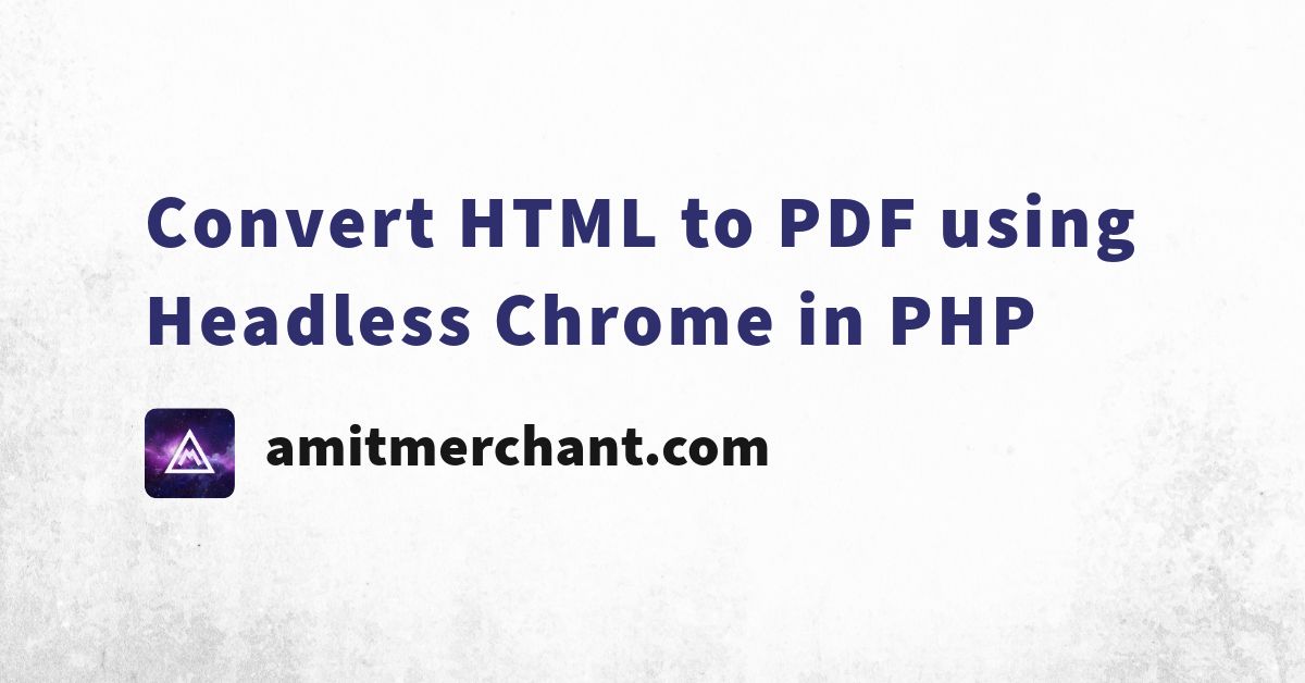 Hritik raj mishra on LinkedIn: Convert HTML to PDF using Headless ... Hritik raj mishra on LinkedIn: Convert HTML to PDF using Headless ...