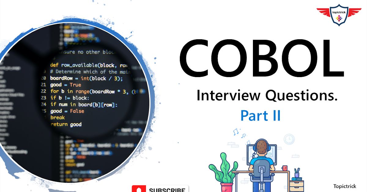 Mainframe Forum on LinkedIn: COBOL interview questions | MF COBOL ... Mainframe Forum on LinkedIn: COBOL interview questions | MF COBOL ...