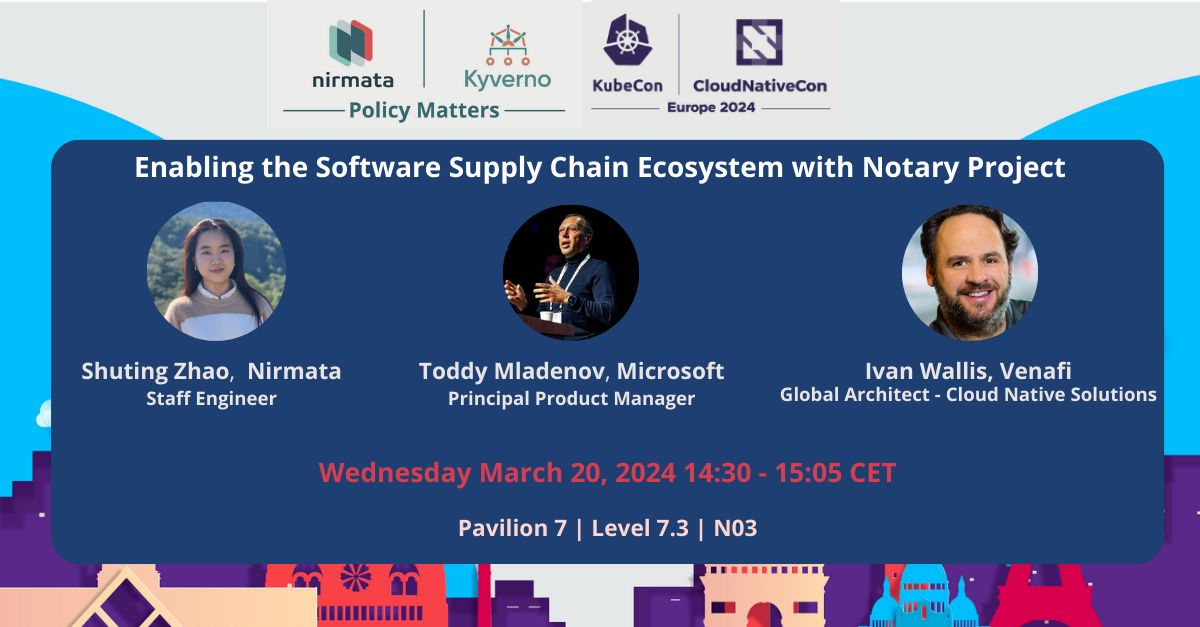 Nirmata on LinkedIn: #kubecon #cncf #kyverno Nirmata on LinkedIn: #kubecon #cncf #kyverno