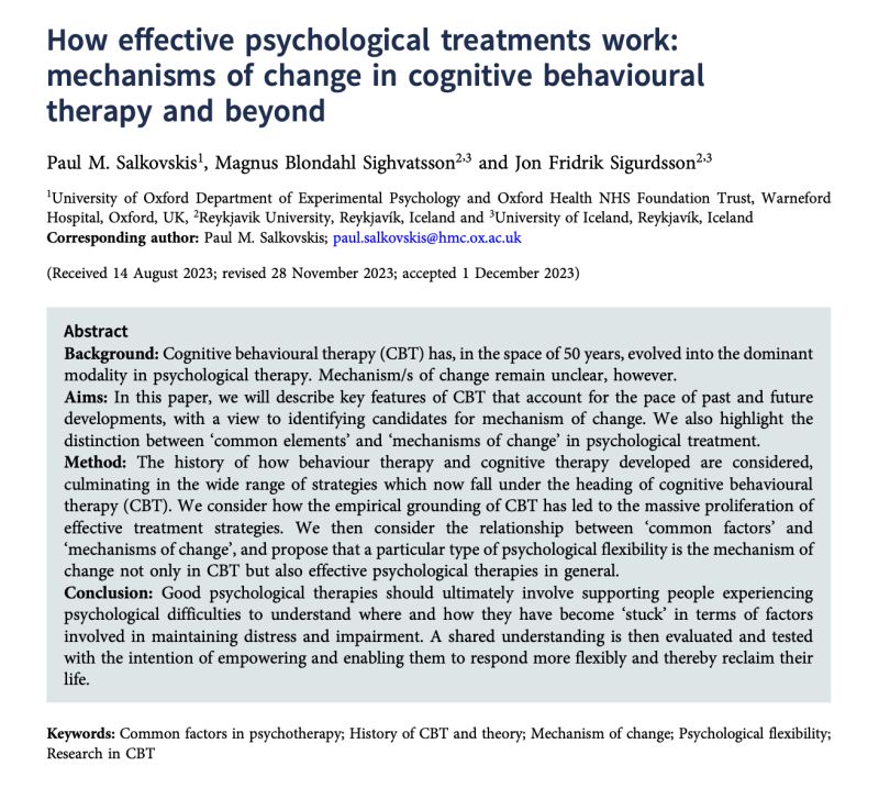 Alvin Lai Oon Ng, DPsych on LinkedIn: Mechanism of change in CBT and ... Alvin Lai Oon Ng, DPsych on LinkedIn: Mechanism of change in CBT and ...