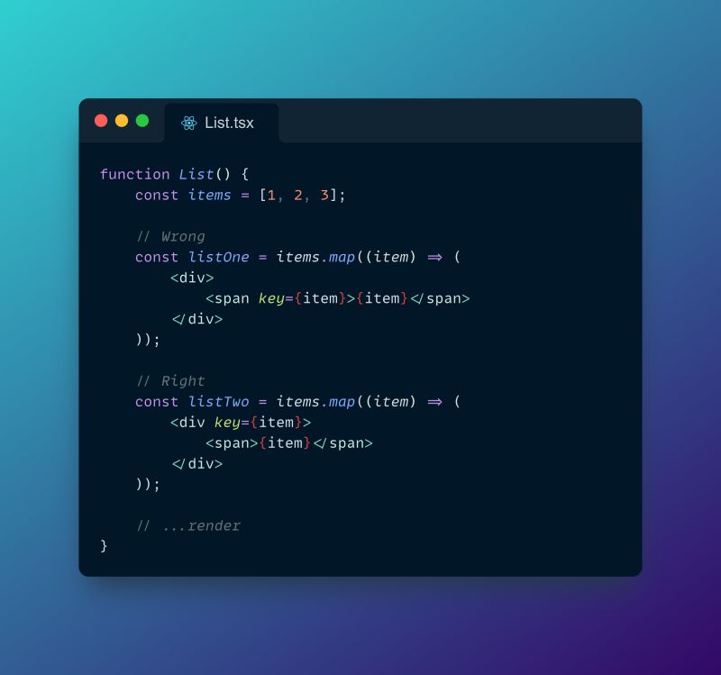 Sai Hari on LinkedIn: 💡 React Rendering Tip When mapping data to JSX ... Sai Hari on LinkedIn: 💡 React Rendering Tip When mapping data to JSX ...