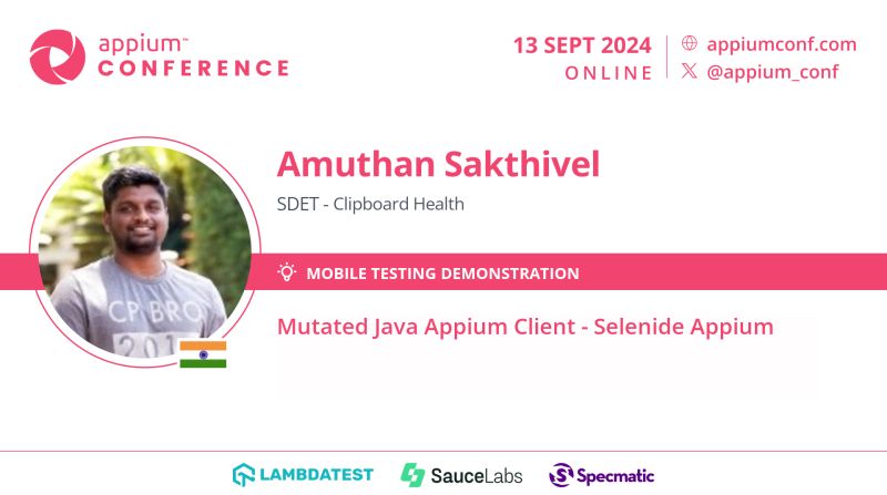 Appium Conference on LinkedIn: #appiumconf #mobiletesting #selenide # ... Appium Conference on LinkedIn: #appiumconf #mobiletesting #selenide # ...
