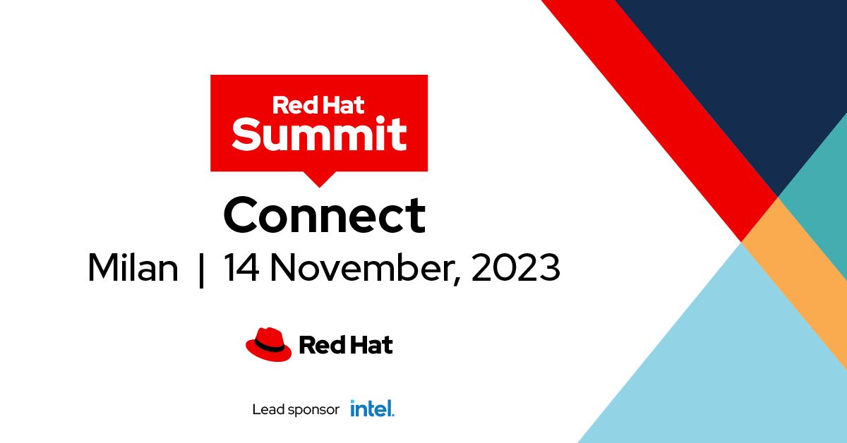 Red Hat su LinkedIn: Red Hat Summit: Connect 2023 | Milano, Italia Red Hat su LinkedIn: Red Hat Summit: Connect 2023 | Milano, Italia