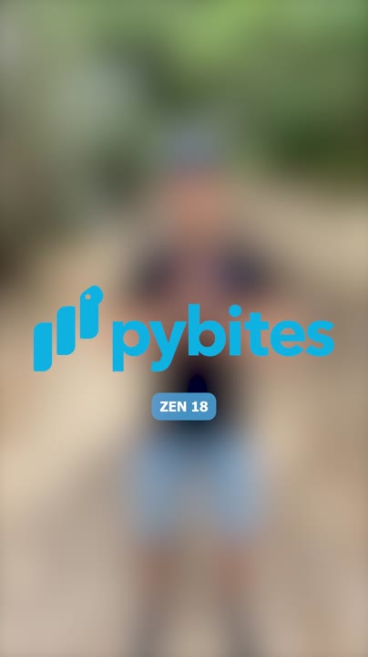 Learn about Zen of Python 18 in Python | Pybites posted on the topic ... Learn about Zen of Python 18 in Python | Pybites posted on the topic ...