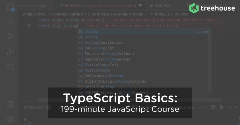 Treehouse on LinkedIn: TypeScript Basics Course Treehouse on LinkedIn: TypeScript Basics Course