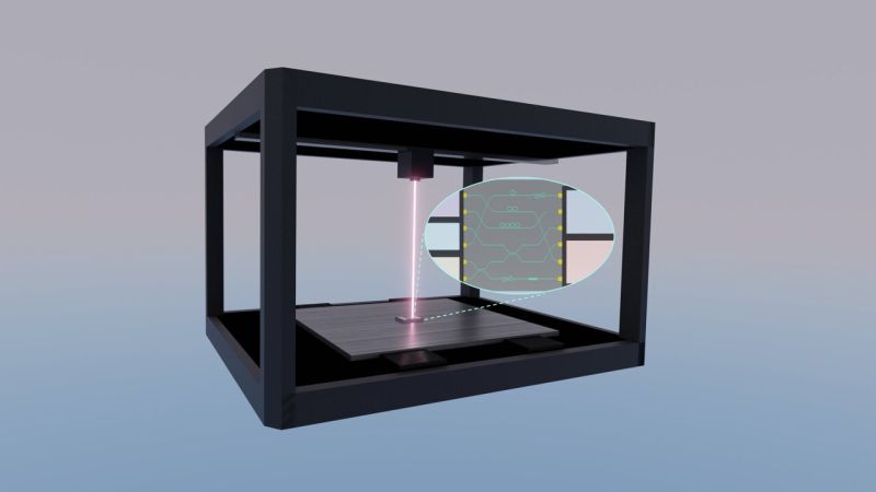 Team develops a laser printer for photonic chips | Phys.org Team develops a laser printer for photonic chips | Phys.org