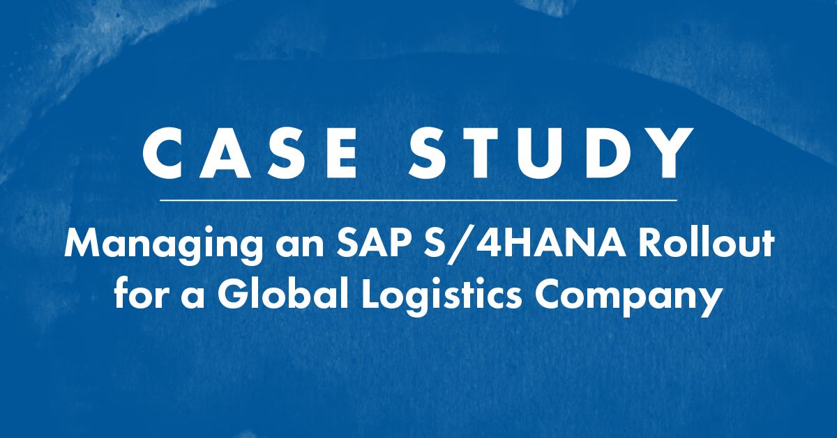 Bettina Hoffman on LinkedIn: Managing an SAP S/4HANA Rollout for a ... Bettina Hoffman on LinkedIn: Managing an SAP S/4HANA Rollout for a ...