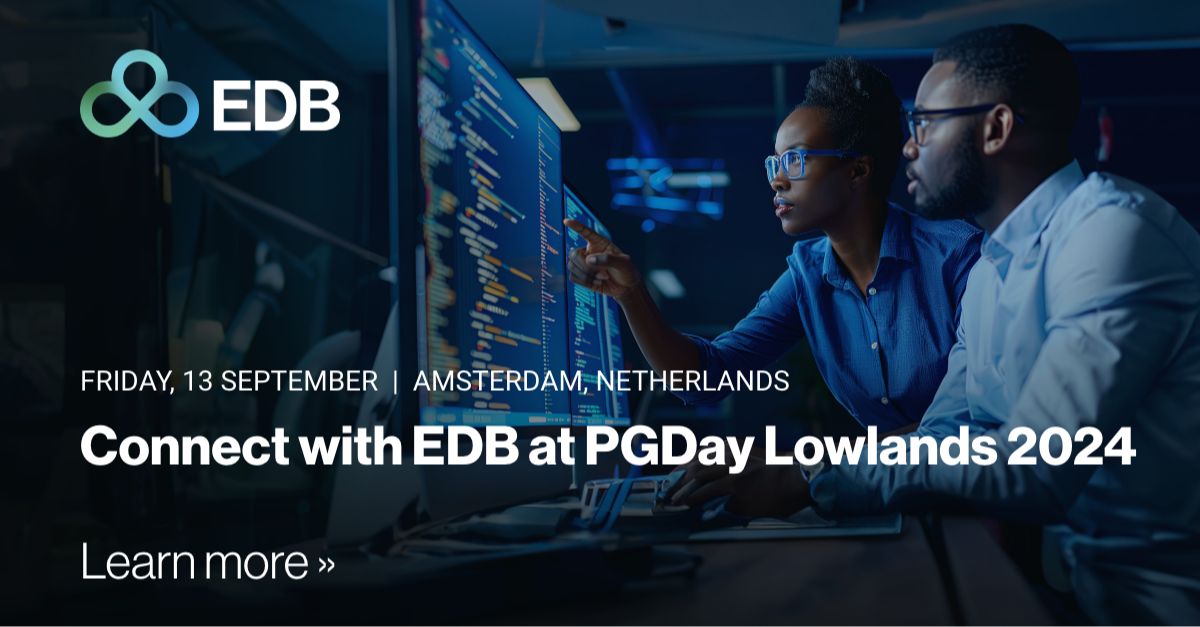 Mike Thomas on LinkedIn: #pgdaylowlands #postgres #edbpostgresai # ... Mike Thomas on LinkedIn: #pgdaylowlands #postgres #edbpostgresai # ...