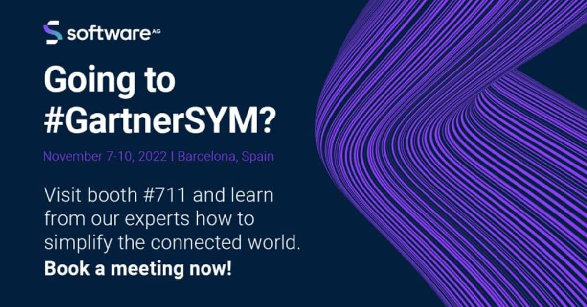 Meet StreamSets and Software AG experts 1-1 at the Gartner Symposium ... Meet StreamSets and Software AG experts 1-1 at the Gartner Symposium ...