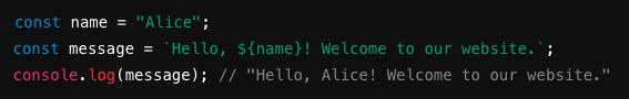 Anthony Luth on LinkedIn: JavaScript Tip: Use Template Literals for ... Anthony Luth on LinkedIn: JavaScript Tip: Use Template Literals for ...
