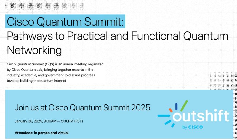 Outshift by Cisco on LinkedIn: #ciscoquantumlab #outshiftbycisco # ... Outshift by Cisco on LinkedIn: #ciscoquantumlab #outshiftbycisco # ...
