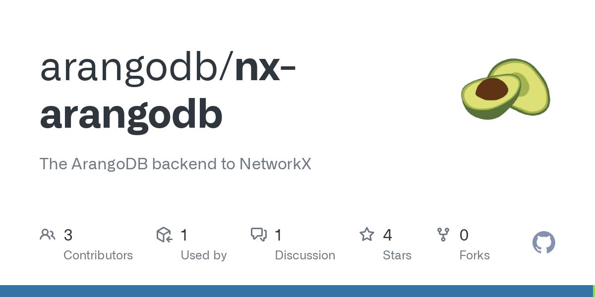 Richard Lawrence on LinkedIn: The ArangoDB backend to NetworkX Richard Lawrence on LinkedIn: The ArangoDB backend to NetworkX