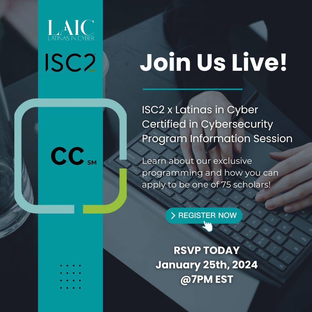 Latinas In Cyber on LinkedIn: #cybersecurity #isc2 #latinasincyber # ... Latinas In Cyber on LinkedIn: #cybersecurity #isc2 #latinasincyber # ...
