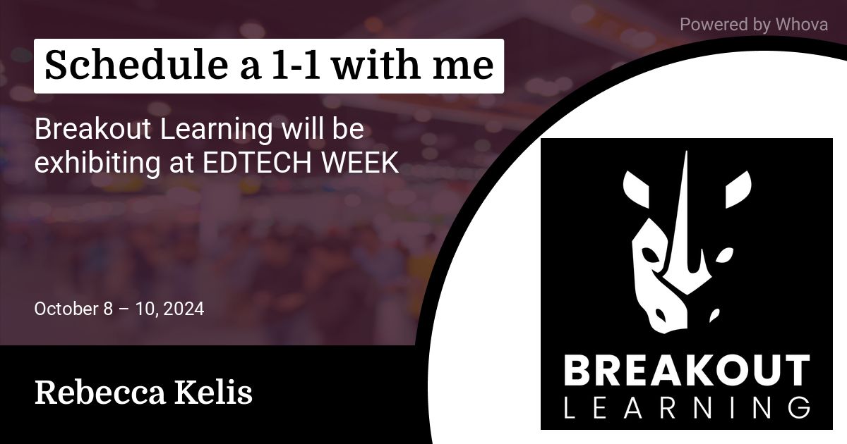 Rebecca (Talal) Kelis on LinkedIn: #edtechweek #etw24 #started #edtech ... Rebecca (Talal) Kelis on LinkedIn: #edtechweek #etw24 #started #edtech ...