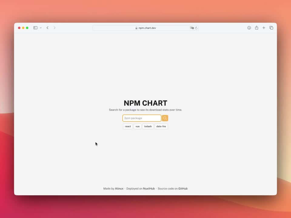 Sébastien Chopin on LinkedIn: Introducing npm.chart.dev Transform npm ... Sébastien Chopin on LinkedIn: Introducing npm.chart.dev Transform npm ...