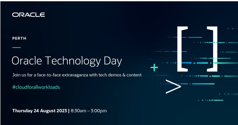 Sanket Shanbhag on LinkedIn: Oracle Technology Day - Perth Sanket Shanbhag on LinkedIn: Oracle Technology Day - Perth