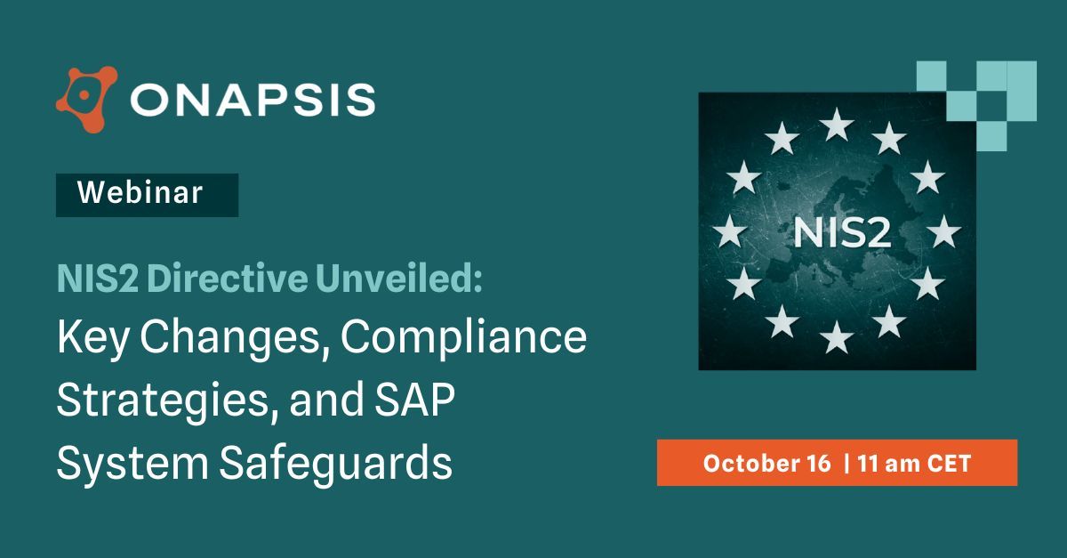 NIS2 Directive Unveiled: Key Changes, Compliance Strategies, and SAP ... NIS2 Directive Unveiled: Key Changes, Compliance Strategies, and SAP ...