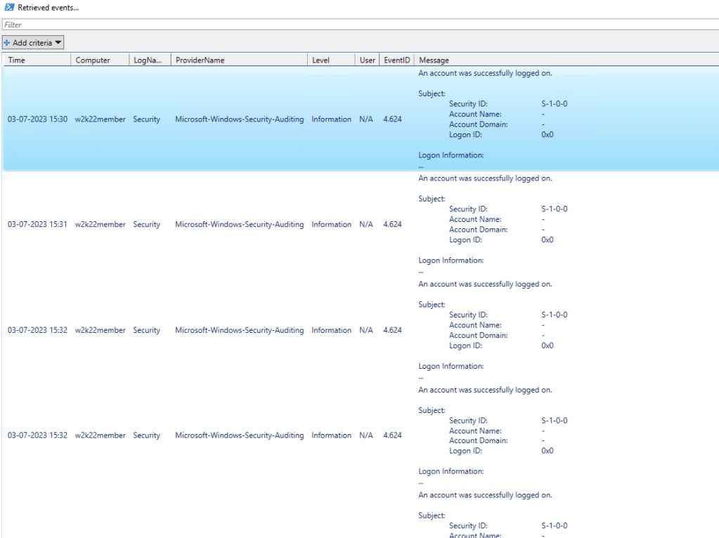Harm Veenstra on LinkedIn: Searching Windows Event Logs using PowerShell Harm Veenstra on LinkedIn: Searching Windows Event Logs using PowerShell