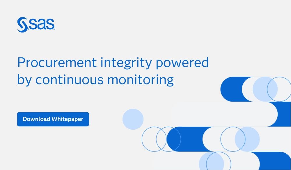 SAS on LinkedIn: Procurement integrity powered by continuous monitoring SAS on LinkedIn: Procurement integrity powered by continuous monitoring