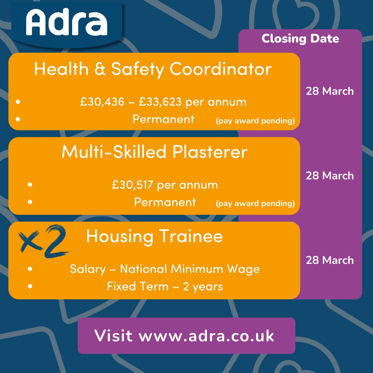 Adra on LinkedIn: Have you seen our latest jobs? We have 4️⃣ new jobs ... Adra on LinkedIn: Have you seen our latest jobs? We have 4️⃣ new jobs ...