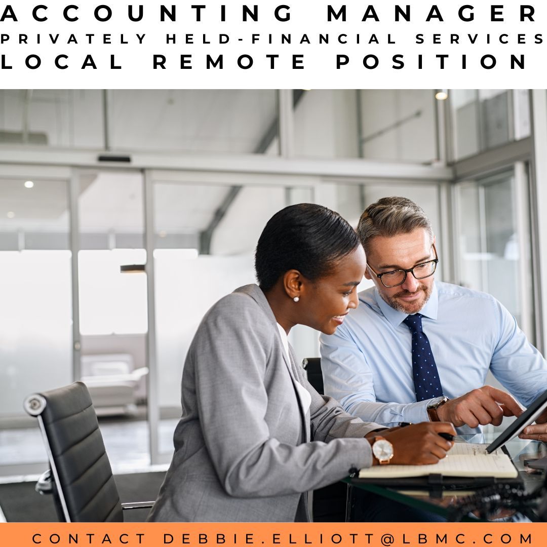 LBMC Staffing Solutions client, a growing privately held financial ... LBMC Staffing Solutions client, a growing privately held financial ...