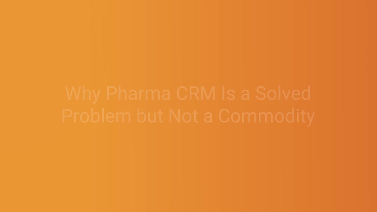 GSK: CRM for Life Sciences Is a Solved Problem | Veeva Systems GSK: CRM for Life Sciences Is a Solved Problem | Veeva Systems