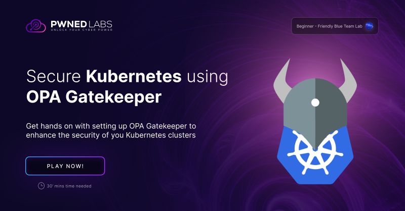 Pwned Labs on LinkedIn: New Blue Team Lab! π§’ Secure Kubernetes using ... Pwned Labs on LinkedIn: New Blue Team Lab! π§’ Secure Kubernetes using ...