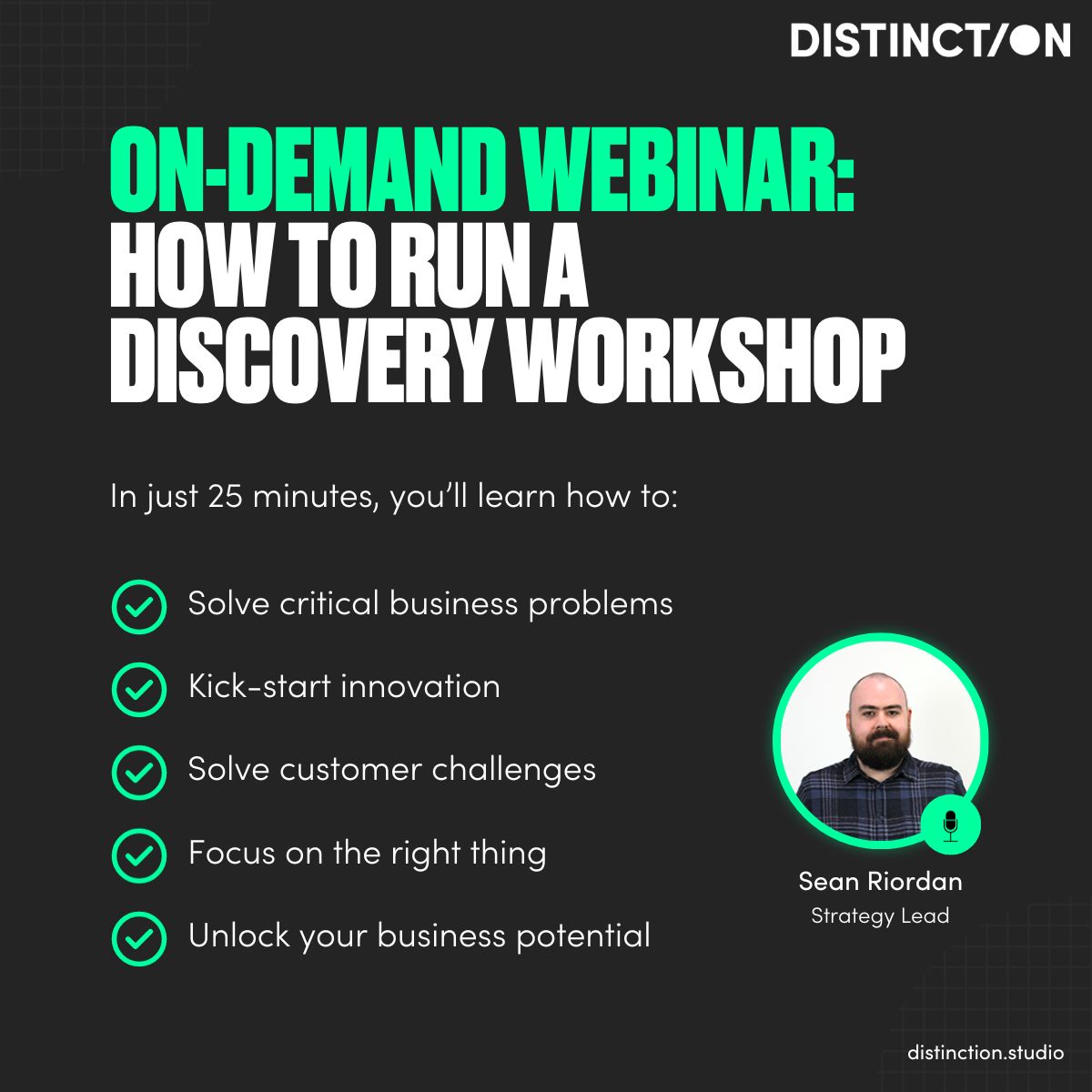 Distinction on LinkedIn: Webinar: How to run a discovery workshop Distinction on LinkedIn: Webinar: How to run a discovery workshop