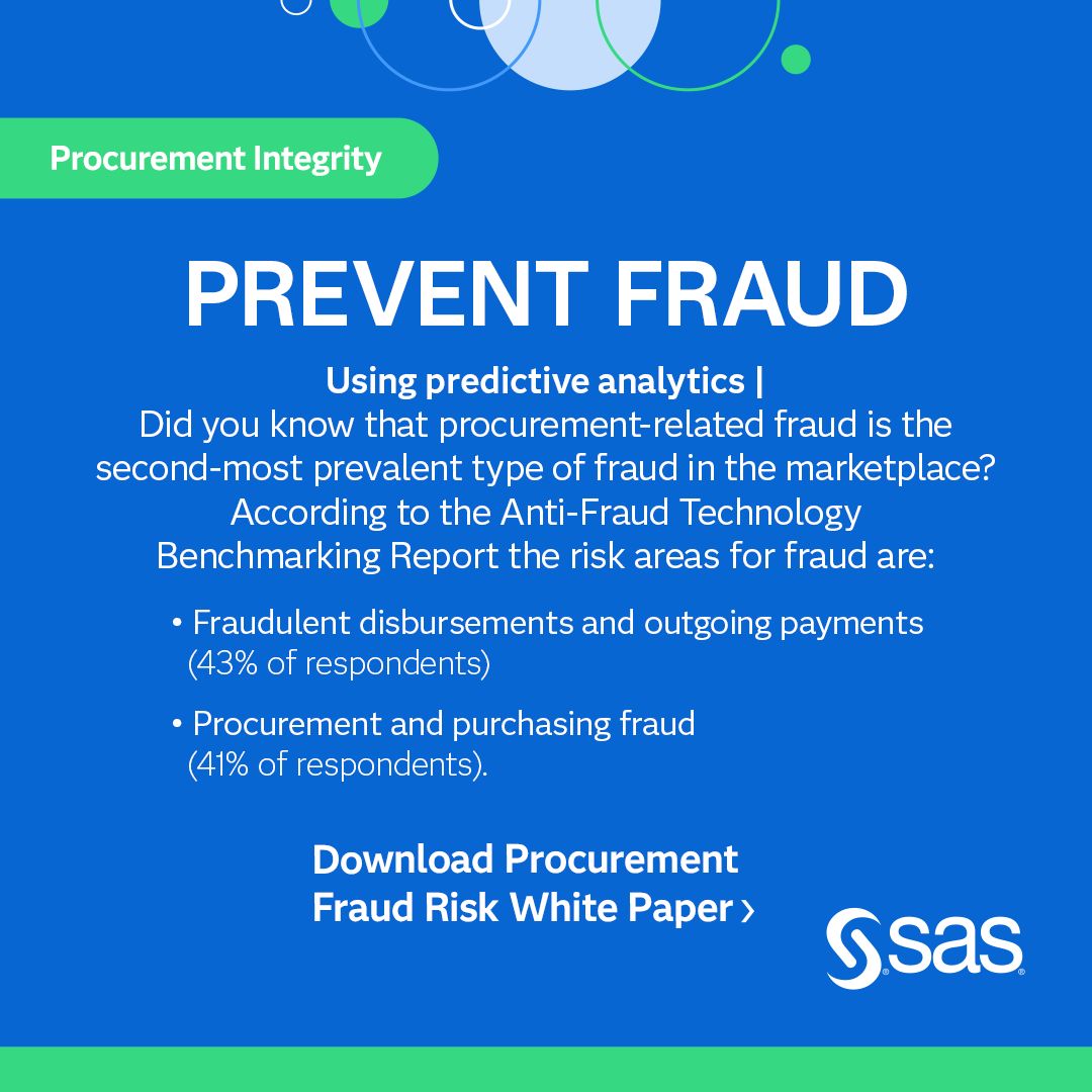 SAS on LinkedIn: Procurement integrity powered by continuous monitoring SAS on LinkedIn: Procurement integrity powered by continuous monitoring