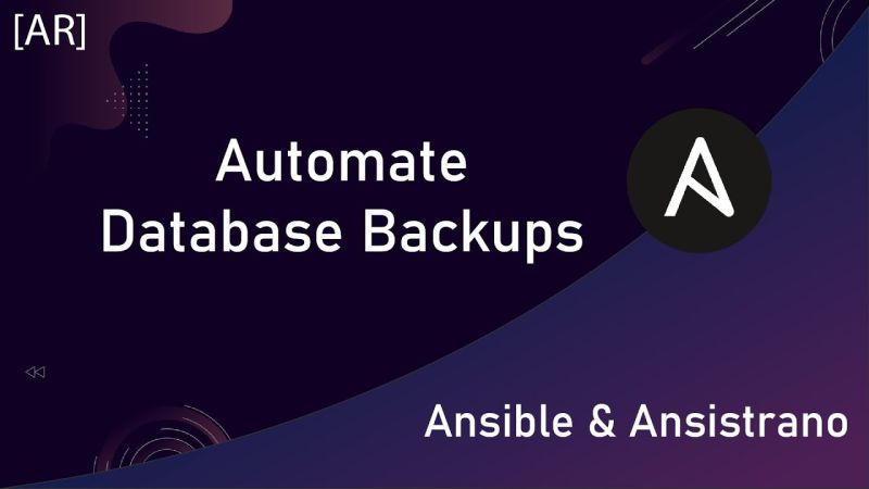 DevBrains on LinkedIn: Automate your Database Backups with Ansible DevBrains on LinkedIn: Automate your Database Backups with Ansible