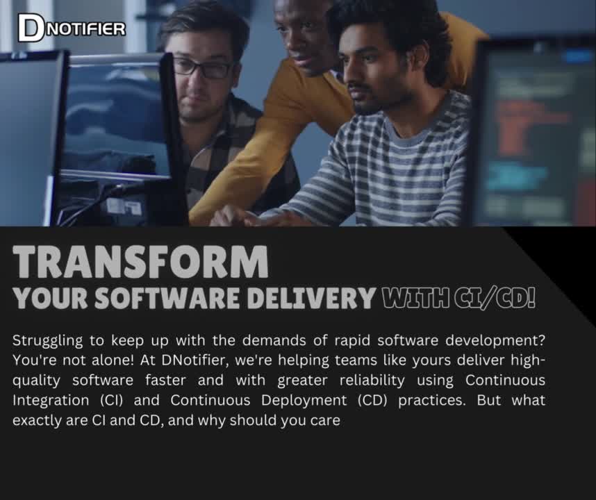 DNotifier on LinkedIn: #dnotifier #cicd #devops #softwaredevelopment #agile DNotifier on LinkedIn: #dnotifier #cicd #devops #softwaredevelopment #agile