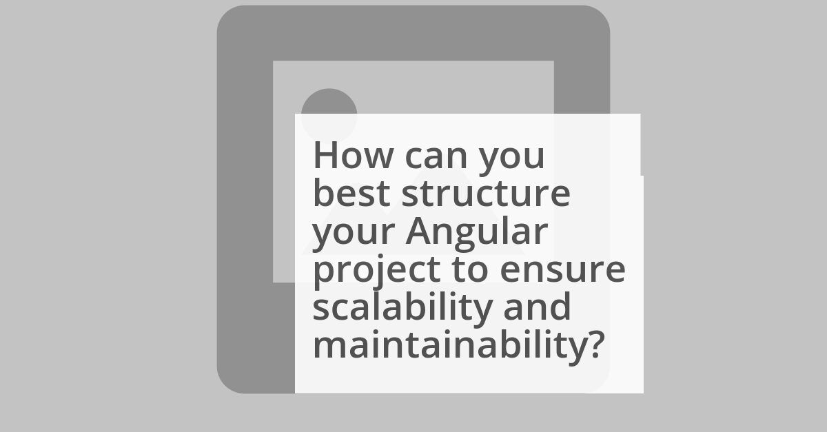 Ideal Angular Directory Structure: Organizing Your Project for Success ... Ideal Angular Directory Structure: Organizing Your Project for Success ...