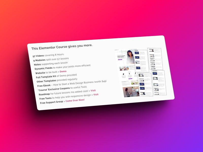 Imran Siddiq on LinkedIn: You get a lot with this Website Course, and ... Imran Siddiq on LinkedIn: You get a lot with this Website Course, and ...