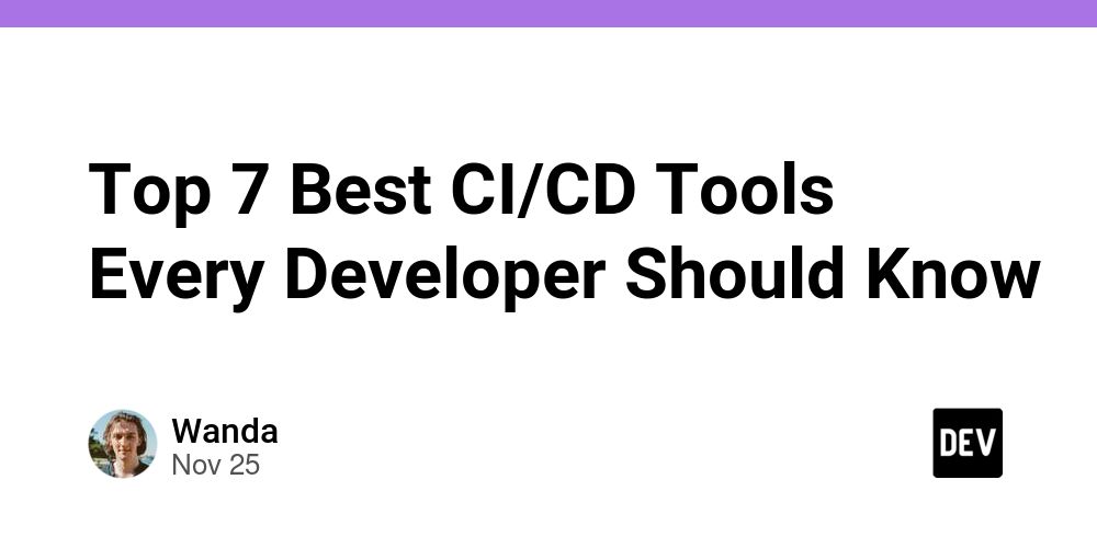 CodingCat.dev on LinkedIn: Top 7 Best CI/CD Tools Every Developer ... CodingCat.dev on LinkedIn: Top 7 Best CI/CD Tools Every Developer ...