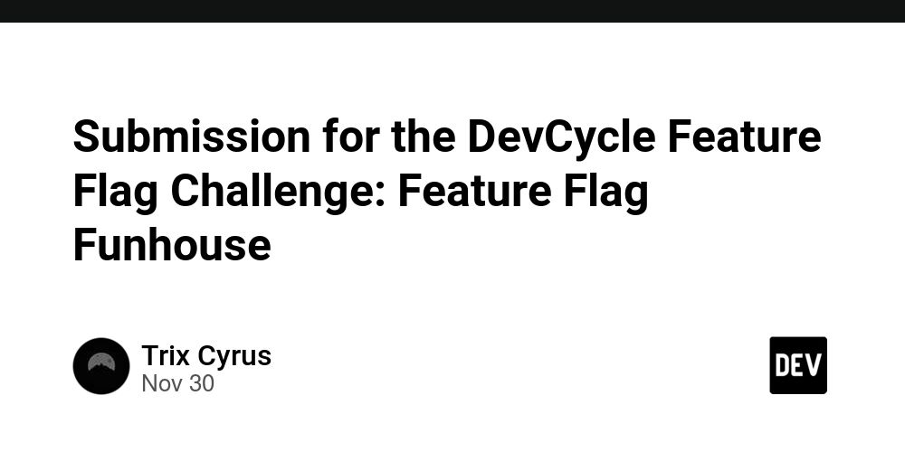 CodingCat.dev on LinkedIn: Submission for the DevCycle Feature Flag ... CodingCat.dev on LinkedIn: Submission for the DevCycle Feature Flag ...