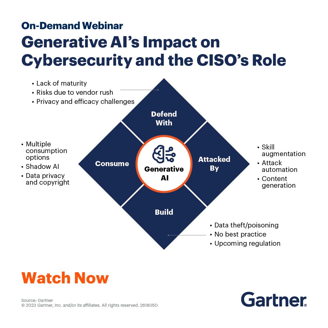 How GenAI affects cybersecurity: Gartner | José Roberto Shiota posted ... How GenAI affects cybersecurity: Gartner | José Roberto Shiota posted ...