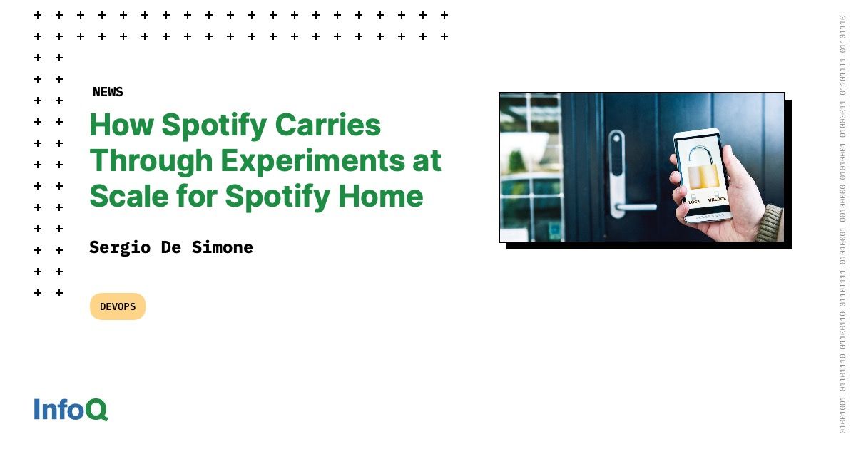 InfoQ on LinkedIn: #spotify #infoq #devops #deliveringquality #abtesting InfoQ on LinkedIn: #spotify #infoq #devops #deliveringquality #abtesting