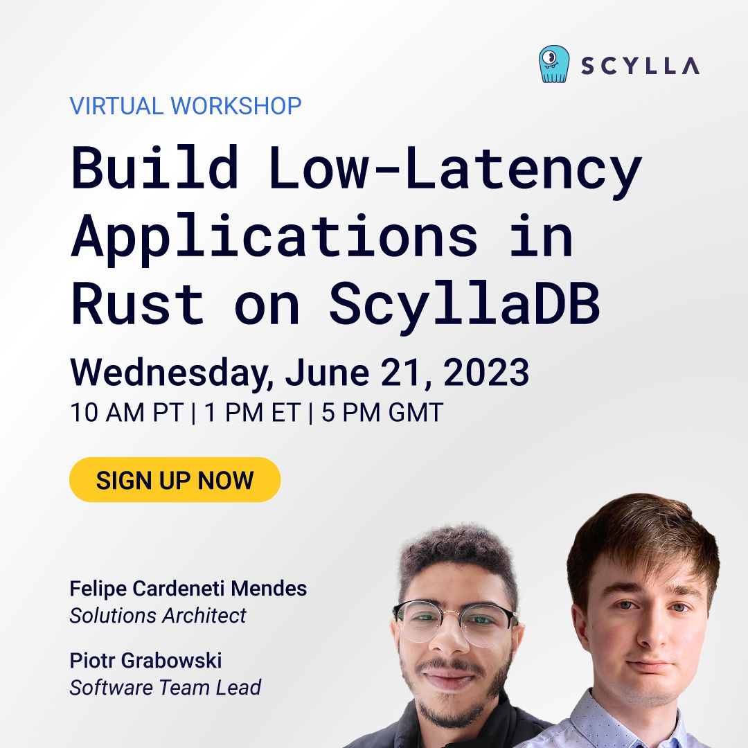 ScyllaDB on LinkedIn: Build Low-Latency Rust Applications on ScyllaDB ScyllaDB on LinkedIn: Build Low-Latency Rust Applications on ScyllaDB