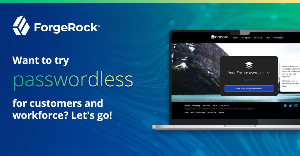 ForgeRock on LinkedIn: The ForgeRock Experience Center: Passwordless ... ForgeRock on LinkedIn: The ForgeRock Experience Center: Passwordless ...