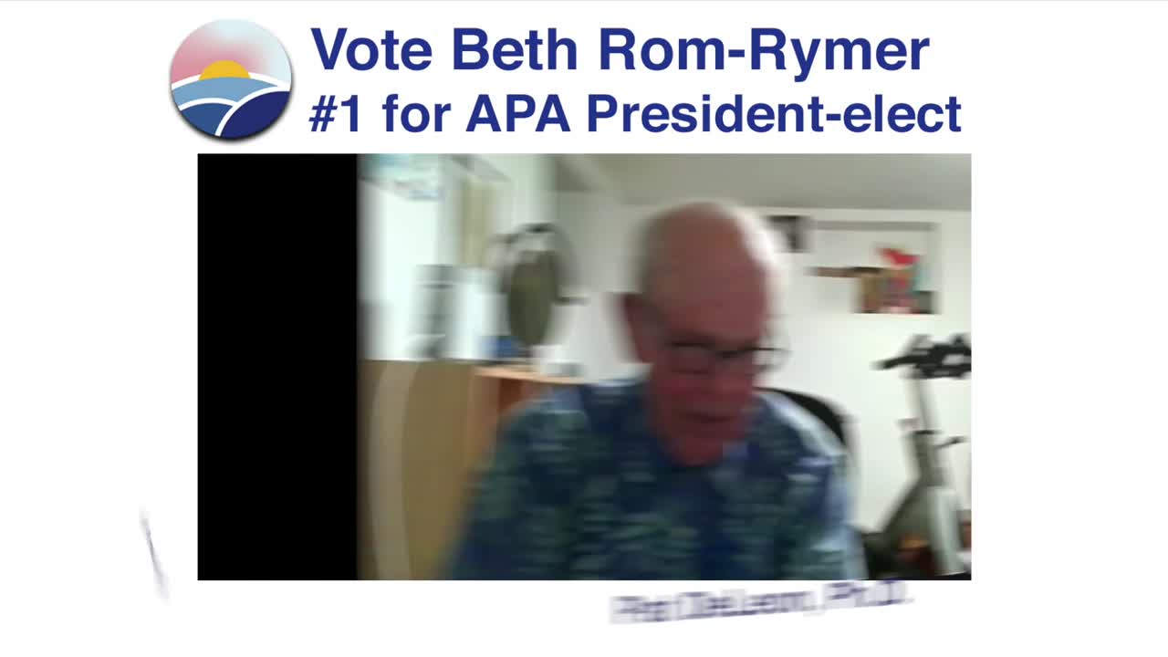 Dr. Beth Rom-Rymer on LinkedIn: Vote for Beth for APA President-Elect ... Dr. Beth Rom-Rymer on LinkedIn: Vote for Beth for APA President-Elect ...