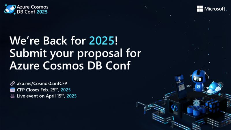 Prasad Nair on LinkedIn: Azure Cosmos DB Conf 2025 is here.. Block your ... Prasad Nair on LinkedIn: Azure Cosmos DB Conf 2025 is here.. Block your ...