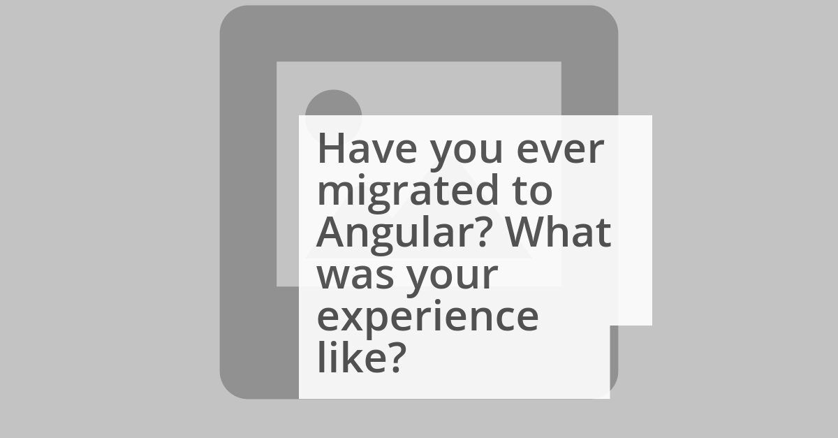 Angular Jobs on LinkedIn: Angular. Subtleties of migration. Angular Jobs on LinkedIn: Angular. Subtleties of migration.