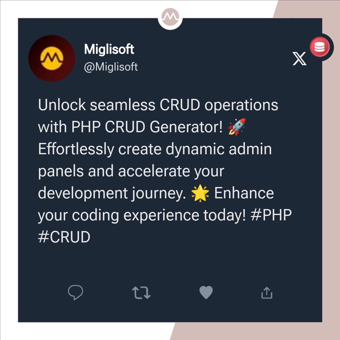 Miglisoft on LinkedIn: #php #crud Miglisoft on LinkedIn: #php #crud