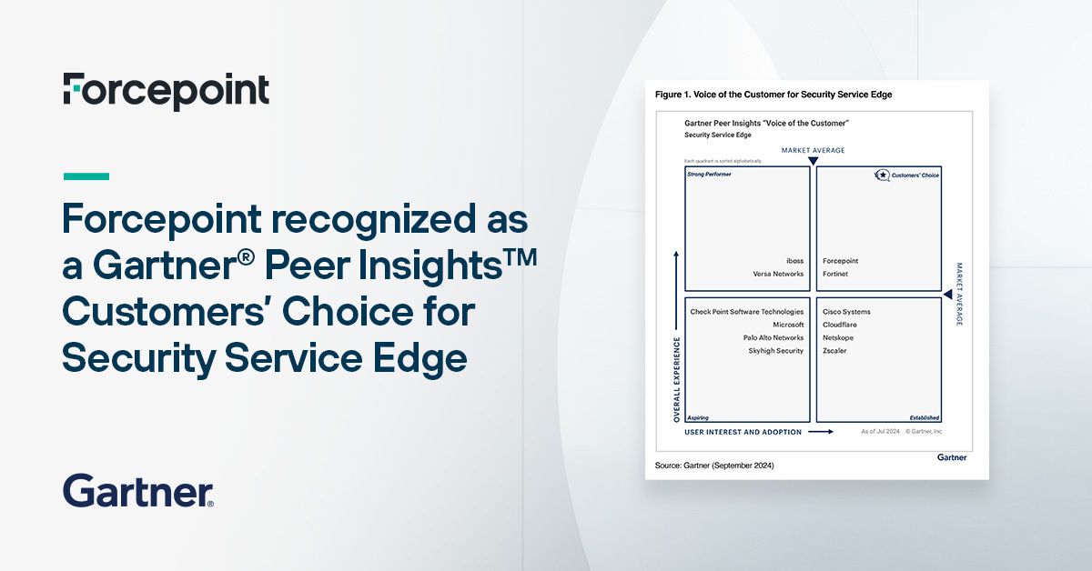 Jan Hof on LinkedIn: Find out why Forcepoint was recognized with the ... Jan Hof on LinkedIn: Find out why Forcepoint was recognized with the ...