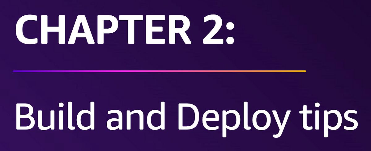 Darryl R. on LinkedIn: Build & Deploy Tips(The Ultimate Guide to AWS ... Darryl R. on LinkedIn: Build & Deploy Tips(The Ultimate Guide to AWS ...